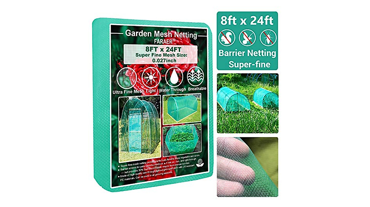 FARAER Garden Barrier Netting: Protect Plants from Pests & Sun