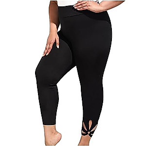 Workout Leggings for Women with Hollowed Out Petals High Waisted Tummy Control Slimming Running Yoga Pants Tights Subscriptions on My Account 2023 Summer Fall Winter Fashion Teen Girl
