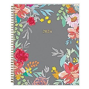 Blue Sky 2024 Weekly and Monthly Planner, January - December, 8.5" x 11", Frosted Cover, Wirebound, Sophie (144731)