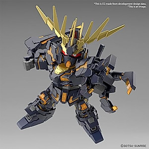 Bandai Hobby - Gundam UC - #19 Unicorn Gundam 02 Banshee (Destroy Mode) & Banshee Norn Parts Set, Bandai Spirits SDCS Model Kit