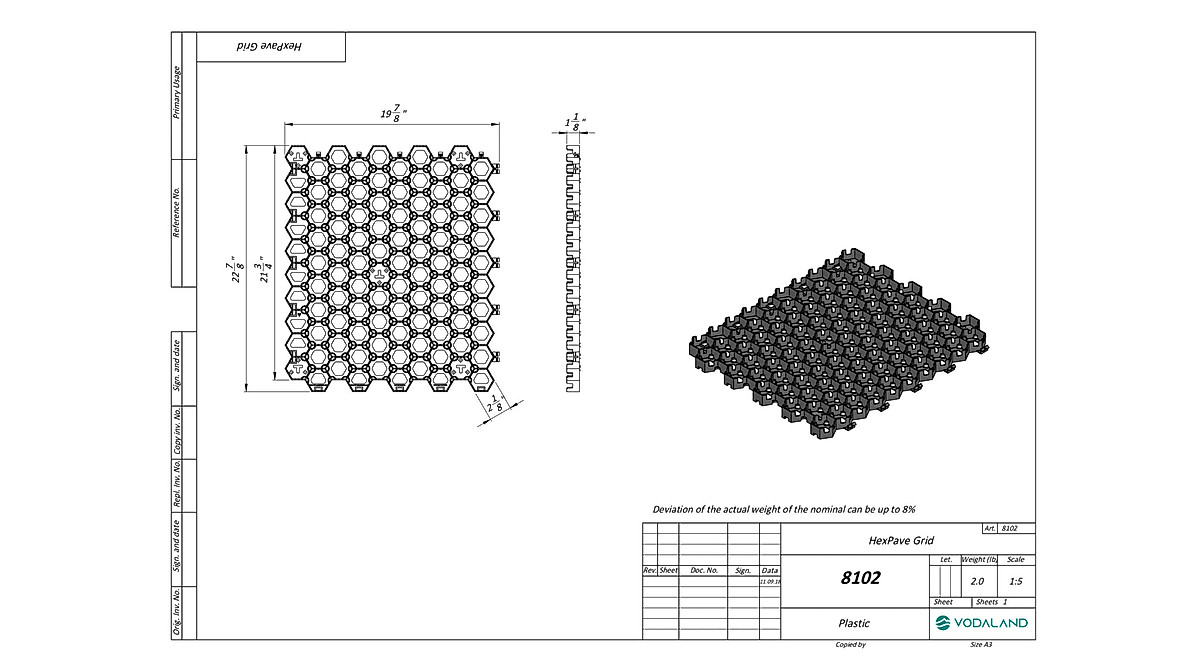 HexPave Grass & Gravel Paver System - Eco-Friendly Pavers