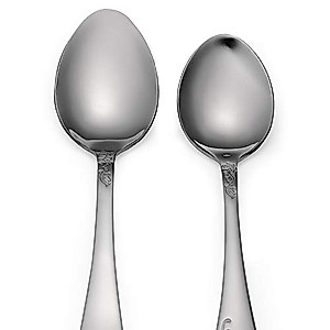 Bekith 40-Piece Silverware Flatware Set for 8, Stainless Steel Silverware Flatware Cutlery Set, Include Knife/Fork/Spoon, Mirror Finished, Dishwasher Safe