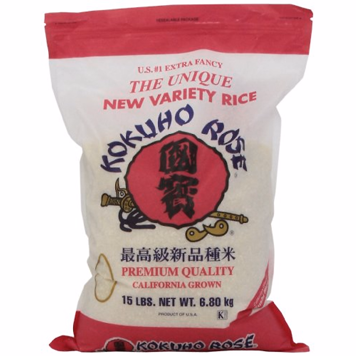 Kokuho Rose Rice, 15-Pound