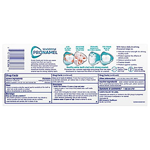 Sensodyne Pronamel Fresh Breath Enamel Toothpaste for Sensitive Teeth, to Reharden and Strengthen Enamel, Fresh Wave - 4 Ounces (Pack of 2)