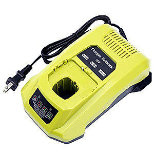 Biswaye Charger Replacement for Ryobi 18V Charger P117 Compatible with Ryobi 12V-18V One+ Lithium-Ion NiCad NiMh Battery P102 P108 P189 P197 P103 P105 P107 P190 P191 PBP002 PBP005