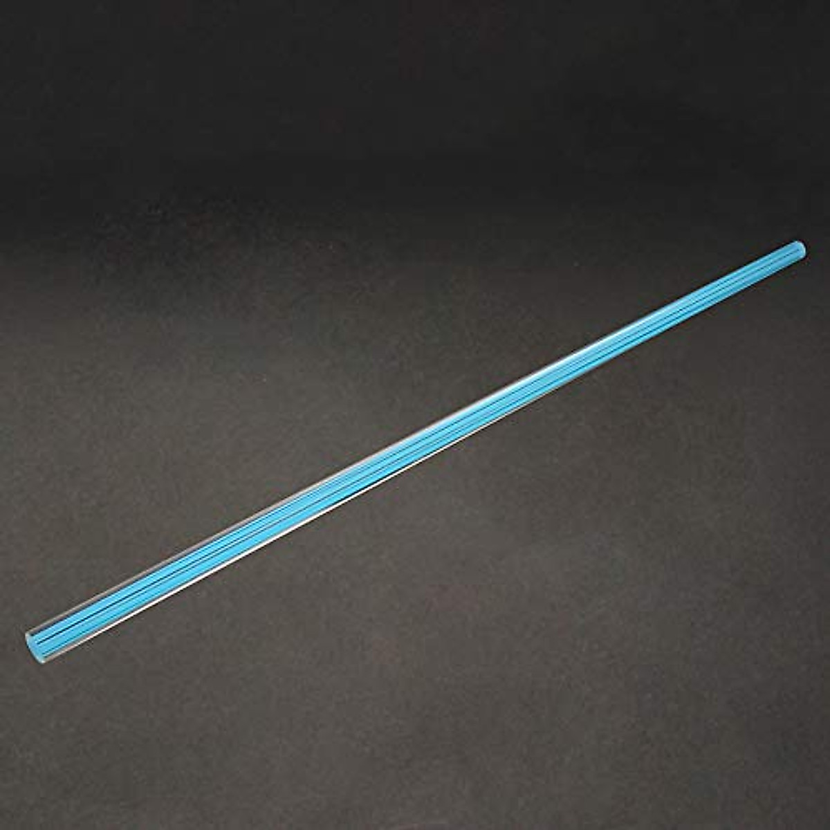 Fielect Light Blue Straight Line Acrylic Round Rod Bar Standard Plexiglas Tolerance Lightweight for DIY 12mm Diameter 500mm Height 1Pcs
