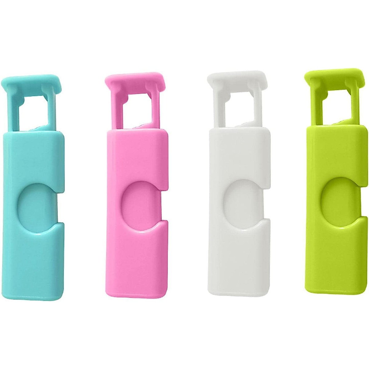 Bread Bag Seal Clip Squeeze and Lock Bread Bag Clips for Food Storage, Reusable Easy Squeeze & Lock for Snack Food Bread Bag, Plastic Bag Clip Strong Moistures-Proof Fresh-Keeping Sealing Clip