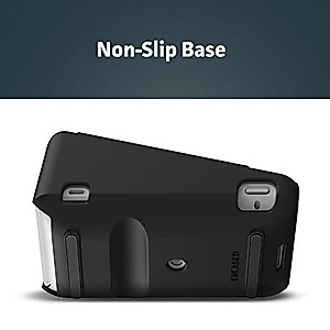 Protective Case and Screen Protector for Square Terminal Card Reader - Rubberized Hard Casing with Non-Slip Base and Tempered Glass (by Encased Products)