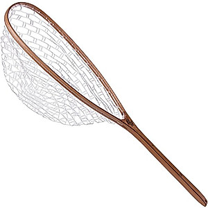 Trademark Innovations 35" Fly Fishing Fish-Safe Net (Burl Wood)