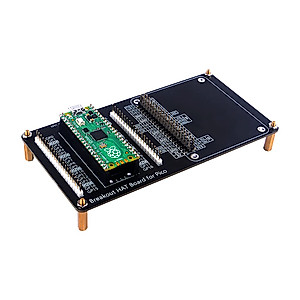 GeeekPi Breakout HAT Board for Raspberry Pi Pico/Pico W, GPIO Expansion Board Breakout HAT Module for Raspberry Pi Pico/Pico W, Support Raspberry Pi HAT Board with 40Pin Pin Header