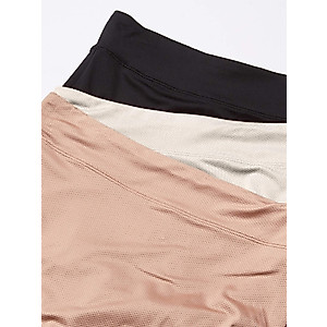 Warner's womens Blissful Benefits Breathable Moisture-wicking Microfiber Brief Rs4963w Underwear, Toasted Almond/Butterscotch/Black, XX-Large US