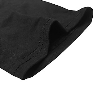 BLACKMYTH Women T Shirt Grahpic Letter tee Shirt Fashion Short Sleeve Tops Summer Black Medium