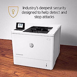 HP LaserJet Enterprise M608n Monochrome Printer with built-in Ethernet (K0Q17A), Light Gray