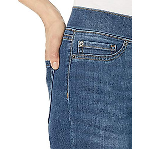 Amazon Essentials Women's Stretch Pull-On Jegging (Available in Plus Size), Medium Blue, 10 Long