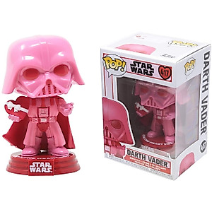 Star Wars: Valentines - Darth Vader with Heart Funko Pop! Vinyl Figure (Bundled with Compatible Pop Box Protector Case), Multicolor, 3.75 inches
