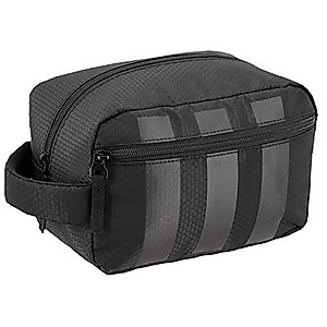 adidas Team Toiletry Kit Travel Shower Bag, Black, One Size