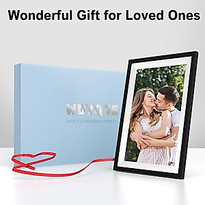 Frameo 10.1 Inch Digital Picture Frame with 1280 x 800 HD IPS Touch Screen, 64GB Large Storage and 2GB RAM WiFi Digital Photo Frame, Easy Setup, Share Moments Remotely via Frameo, Gift for Mom