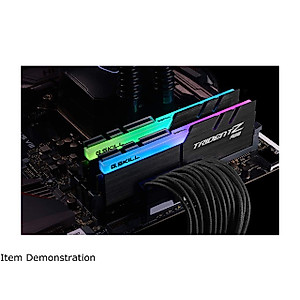 G.SKILL Trident Z RGB Series (Intel XMP) DDR4 RAM 64GB (2x32GB) 3200MT/s CL16-18-18-38 1.35V Desktop Computer Memory UDIMM (F4-3200C16D-64GTZR)