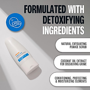 Carpe Exfoliating Underarm Scrub with Odor Protection, Underarm Exfoliator to Improve Deodorant Performance - Energizing Minty Fresh Smell - Armpit Scrub for Women and Men