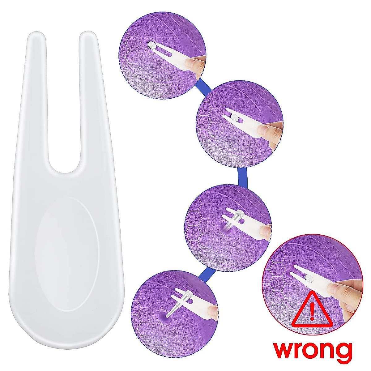 Yolev 12Pcs Yoga Ball Plug Exercise Ball Plug Exercise Ball Plug Replacement Kit Fitness Ball Plug for Fitness Exercise Ball Inflatable Bed Pool