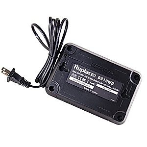 Lilocaja DC10WD 12V CXT Lithium-Ion Battery Charger for Makita 10.8V-12V CXT Lithium-Ion Battery BL1021B BL1041B BL1016, Replaces for Makita 12V Charger DC10SB
