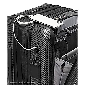 TUMI - International Front Pocket Expandable 4 Wheeled Carry-On Black/Graphite