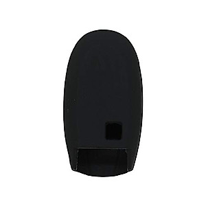 SEGADEN Silicone Cover Protector Case Holder Skin Jacket Compatible with SUZUKI 2 Button Remote Key Fob CV4543 Black