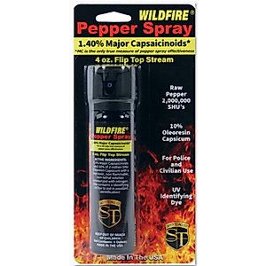 Wildfire 1.4% MC 4 oz pepper spray flip top