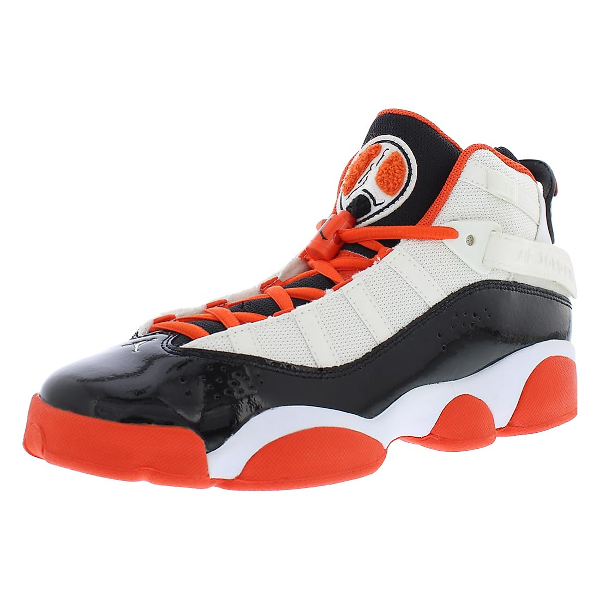 Jordan Boy's Rings (Big Kid) White/Team Orange/Black/Sail 6.5 Big Kid M