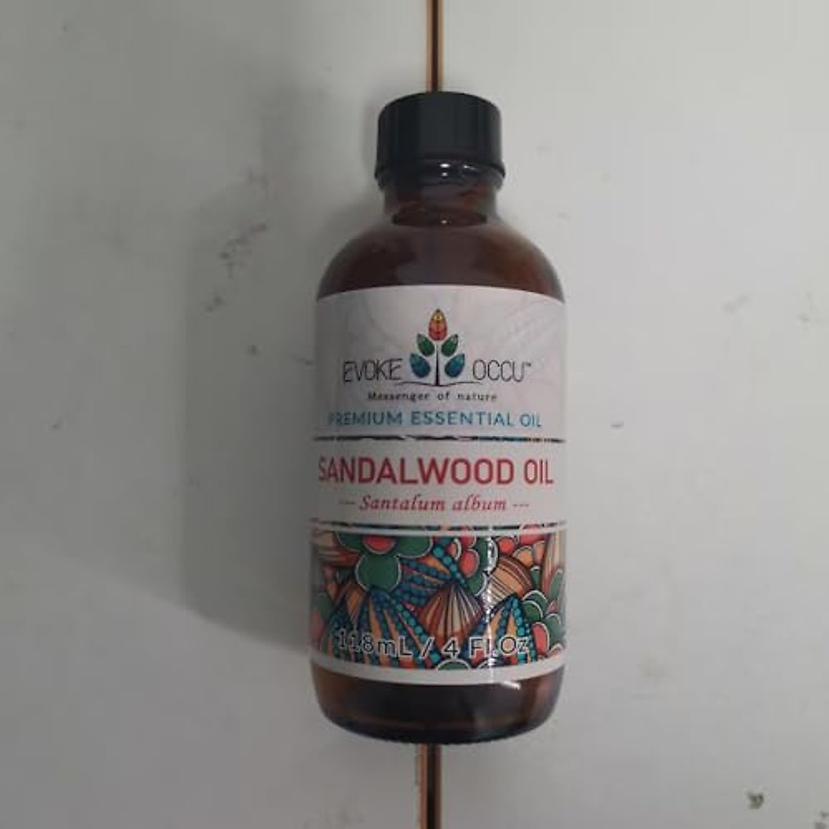 EVOKE OCCU Sandalwood Essential Oil 4 Fl Oz, Pure Sandalwood Oil for Diffuser Candle Soap Making - 118ml