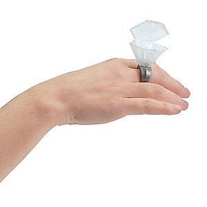 Plastic Wedding Ring Shot Glass (12 Shot Glasses) .75oz