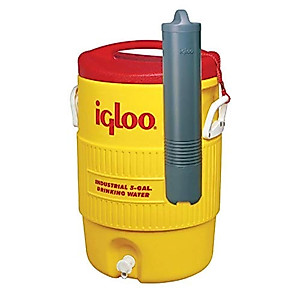 Igloo Water Cooler W/Cup Dispenser 5 Gal White