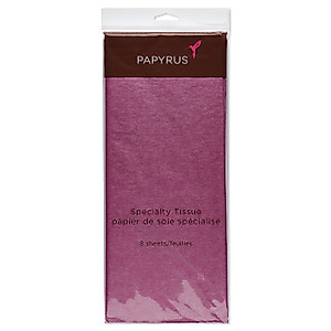 Papyrus Sparkle Pink Tissue Paper for Gifts, Decorations, Crafts, DIY and More (8-Sheets)