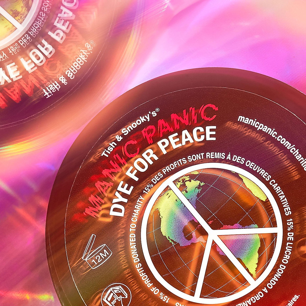 MANIC PANIC Virgin Snow Hair Toner - Classic High Voltage - Semi Permanent Blue Toner for Blonde, Bleached, Brassiness Orange Hair & Brassy Tones - Vegan, PPD & Ammonia-Free