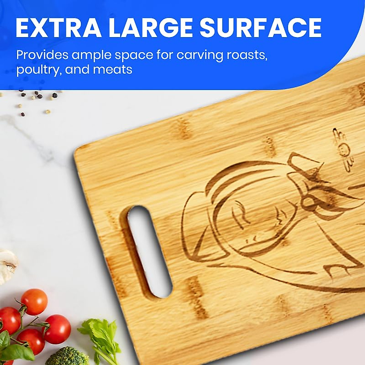 Flight Attendant Cutting Board, Vintage Stewardess, Bamboo