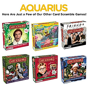 AQUARIUS SpongeBob Card Scramble Board Game - Fun Family Party Game for Kids, Teens & Adults - Entertaining Game Night Gift - Officially Licensed Merchandise