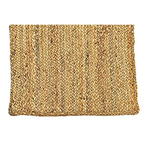 Unique Loom Braided Jute Collection Classic Quality Made Natural Hand Woven Area Rug (2' 0 x 3' 0 Rectangular, Natural)