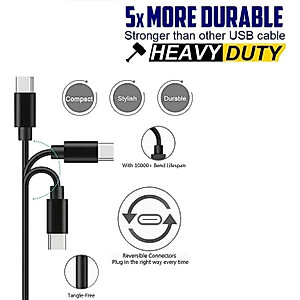 USB C WH-1000XM4 Headphone Charger WH-1000XM3 Charging Cable Power Cord Compatible with Sony WH-1000XM4 WH-1000XM5 WH-1000XM3 WH-XB700 WH-XB900N MDR-XB950BT MDR-ZX770BN WH-XB910N WH-CH700N Headphones
