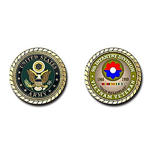 9th Infantry Division Vietnam Veteran Challenge Coin - Officially Licensed