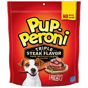 Pup-Peroni Triple Steak Flavored Dog Treats, 22.5 Ounce