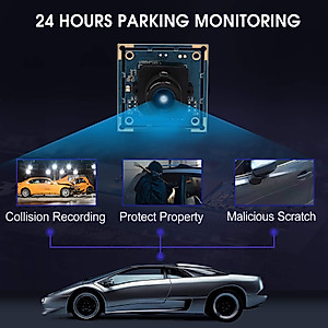 8mp USB Camera Module for Computer Wide Angle PC Camera 3.6mm Lens Webcam Board Mini UVC USB2.0 Lightburn Camera IMX179 USB with Camera 4K USB Security CCTV Camera for Raspberry Pi Mac Jetson Nano