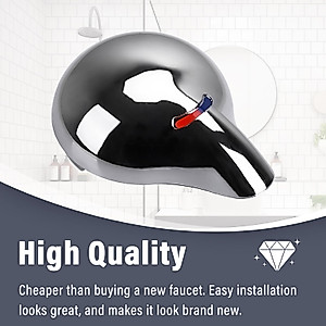 RP28595 Shower Handle Replacement for Delta Faucet Temperature Knob and Cover, Delta Plumbing Replacement Parts