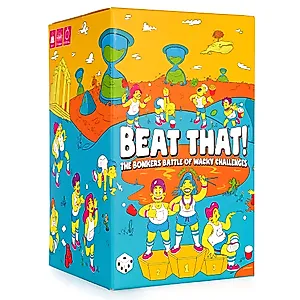 Gutter Games Beat That! - The Bonkers Battle of Wacky Challenges [Family Party Game for Kids & Adults]