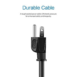 KMC 6-Outlet Surge Protector Power Strip 10-Pack, 735 Joules, Overload Protection, 2-Foot Cord