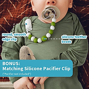 Newborn Baby Knotted Gown, Super Soft Silky Infant Long Sleeve Sleeper for Baby Girl and Boy Sleeping Bag with Mittens and Hat Set (Extra Long)