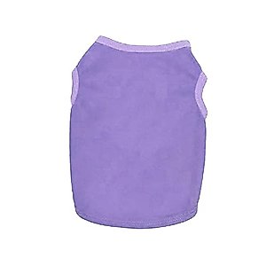 Pet Clothes Pet Vest Vest Cotton Solid Color Vest Summer Puppy Coat Dog Outfits for Teacup Yorkie Boys Girls Dog Clothes