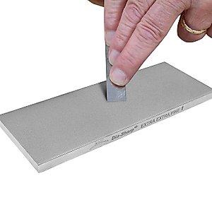 DMT D8EE Dia-Sharp Diamond Knife Sharpener, Extra Extra Fine Diamond Sharpening Stone, 8-Inch, Beige