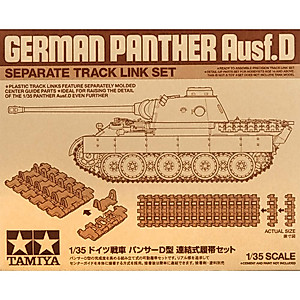 Tamiya Models German Panther Ausf.D Separate Track Link Set (1/35 Scale)