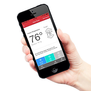 Radio Thermostat CT80 7-Day Programmable Thermostat (WiFi Enabled), iOS & Android App Controls