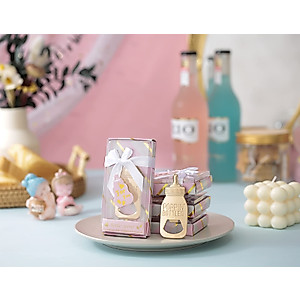 30pcs Baby Bottle Openers Baby Shower Favor for Guest, Baby Shower Giveaways Gift to Guest, Party Favors Gift or Party Decorations Supplies (30, pink)